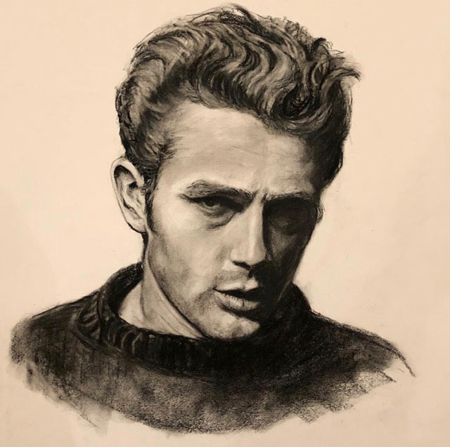 how to draw portrait charcoal